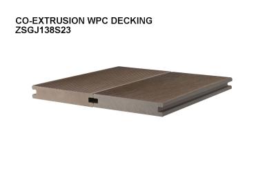 China co-extrusion wpc decking, co extruded decking, extruded plastic composite decking for sale
