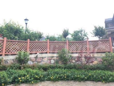 China hot sale waterproof and durable wood plastic composite fence / wpc railing for sale