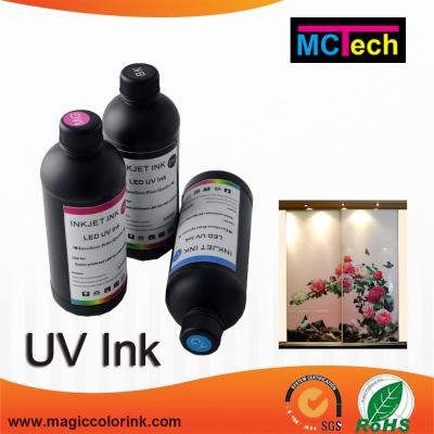 China LED UV Curable Ink for TPU/Leather Soft Materials Printing UV Ink for DX5 for sale