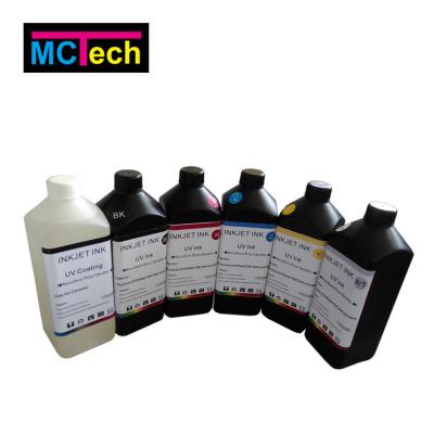 China LED UV ink for Epson DX5/DX6/DX7, printing for hard & soft material for sale