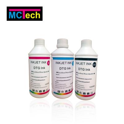 China For Pure Cotton Fabrics Digital Pigment Dtg Textile Printing Ink for epson flated printer for sale