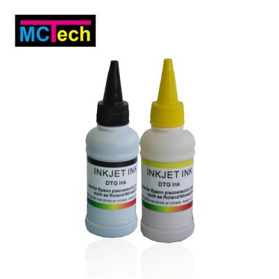 China Low MOQ Digital Printing Ink DTG White Ink For Inkjet Printer On Fabric DTG For Epson 1400 for sale