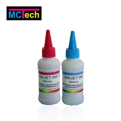 China 100ML T Shirt Printing DTG Ink Direct to Garment Ink for Epson Digital printer for sale