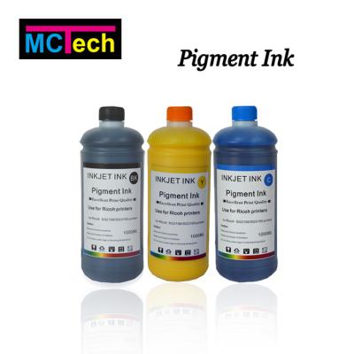 China Waterproof water based pigment ink for epson dx5 7890 9890 r230 sc t5200 l110 in printing inks for sale