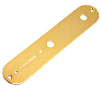 China China Custom Precision Machined Gold Plated Brass Guitar Neck Plate Manufacturer for sale