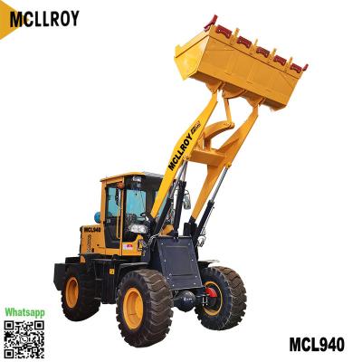 Cina ZL940 Front Mini Wheel Loader Supercharged 76kw 2400rpm idraulico in vendita