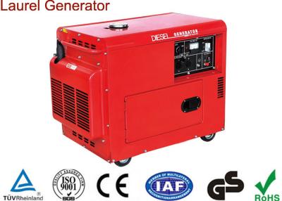 China Gerador diesel silencioso pequeno 4.2kW/5 de baixa quilowatts fase monofásica de consumo de combustível refrigerada a ar à venda