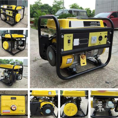 China 1kW het kleine OHV-van de het Koperdraad 1kva van de Motorbenzine Aangedreven Generator Sterke Kader 3800RPM Te koop