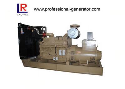 China Industrielle offene Dieselaggregate 600kw mit Kräuselung Flex Exhaust Pipe Unique Design zu verkaufen