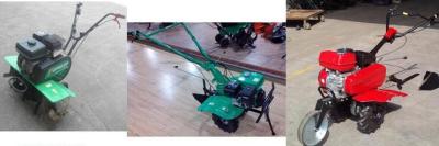 中国 農業4.2kwの回転式破片の摩擦クラッチを持つガソリン式のトラクターの耕うん機そしてカルチィベーター 販売のため