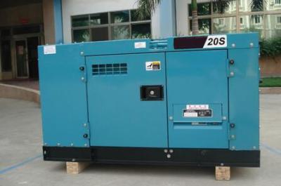 Cina Gruppo elettrogeno diesel silenzioso resistente alle intemperie insonorizzato 22kVA 4 - diretto del colpo iniettato in vendita