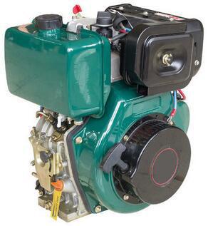 Cina Il motore diesel del singolo cilindro portatile 10HP con un manuale di 4 colpi/inizio elettrico, aria ha raffreddato 406cc in vendita