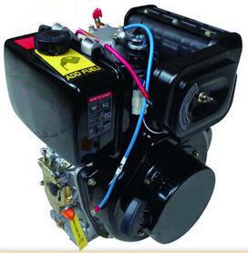 Cina Il motore diesel del singolo cilindro portatile 10HP con un manuale di 4 colpi/inizio elettrico, aria ha raffreddato 406cc in vendita