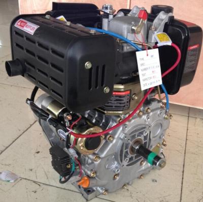 Cina Il motore diesel del singolo cilindro portatile 10HP con un manuale di 4 colpi/inizio elettrico, aria ha raffreddato 406cc in vendita