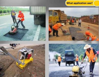 Cina Suolo della costruzione/potenza motore 5.5hp di Asphalt Vibrating Plate Compactor With Honda in vendita