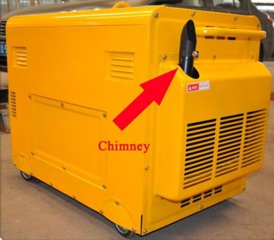 Cina Piccolo generatore diesel portatile calmo 5kw con un motore diesel raffreddato aria di 4 colpi in vendita