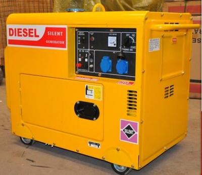 Cina Piccolo generatore diesel portatile calmo 5kw con un motore diesel raffreddato aria di 4 colpi in vendita