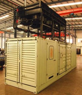 中国 電気開始モーター、5を搭載する50Hz 1000kwの容器の発電機セット| 12 kPaの燃料ガス圧力 販売のため