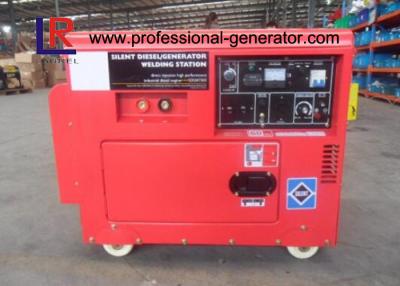 Cina 180A generatore di saldatura diesel silenzioso di alta qualità 5kw con l'inizio di ritrazione del motore 186F in vendita