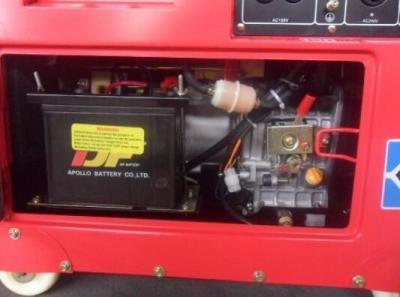 Cina 180A generatore di saldatura diesel silenzioso di alta qualità 5kw con l'inizio di ritrazione del motore 186F in vendita