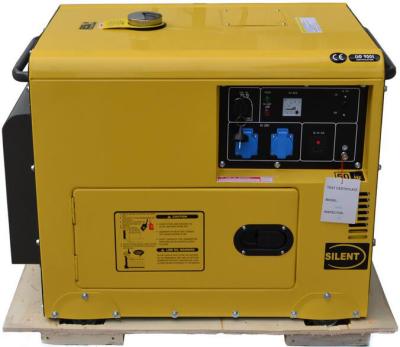 Cina Generatore diesel insonorizzato di stabilità 5kVA di tensione con l'OEM ed il consumo di combustibile basso in vendita