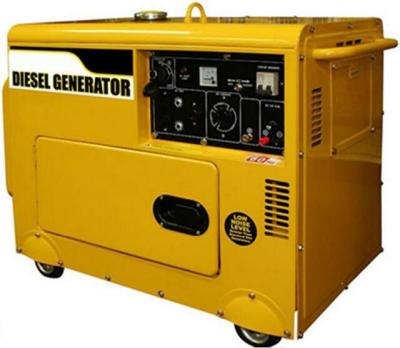 Cina Consumo di combustibile basso del piccolo generatore diesel silenzioso 5.5kVA di monofase in vendita