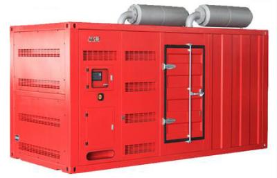 Cina gruppo elettrogeno diesel silenzioso 1500kVA/1200kw con 12 cilindri Perkins Engine in vendita