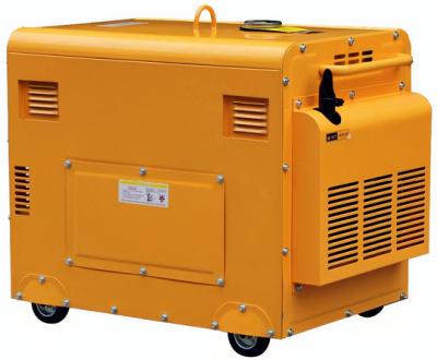Cina generatore diesel silenzioso potente 5kw con la ritrazione/inizio elettrico, singoli/trifasi in vendita