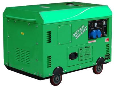 Cina Piccolo generatore diesel silenzioso portatile 10kw con il CE elettrico autoeccitato di inizio di monofase in vendita