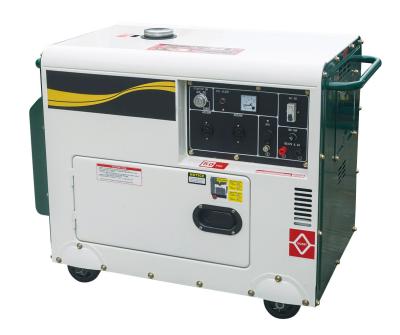 Cina Tipo silenzioso generatore diesel portatile di 4.5kw con il motore a basso rumore 10HP di inizio elettrico in vendita