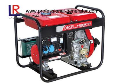 China Einphasiges batteriebetriebener zuverlässiger dauerhafter offener Dieselgenerator 5kw Wechselstroms zu verkaufen