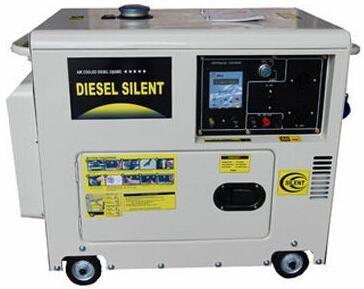 Cina Generatore a diesel di rame dell'alternatore 6.5KVA raffreddato ad aria con l'avviatore elettrico del ATS in vendita