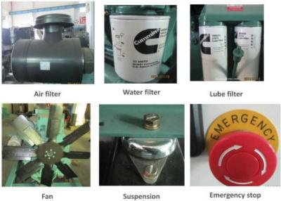 Cina 12 cilindri gruppo elettrogeno diesel del generatore da 500 KVA della pioggia di industriale diesel aperto della prova in vendita
