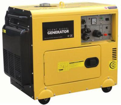 Cina Generatore a diesel insonorizzato 6kVA del singolo cilindro con un'iniezione diretta di 3 fasi in vendita