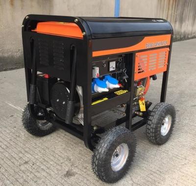 Cina generatore guidato diesel 4.5kw con la ritrazione/inizio elettrico/sistema centrifugo del peso in vendita