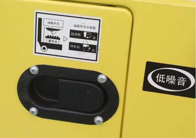 中国 AC 17L燃料タンク、アポロ24Ahが付いている単一フェーズ5kVAの小さいディーゼル発電機 販売のため