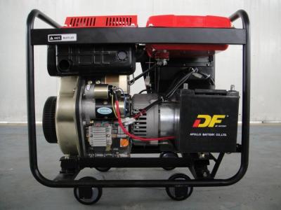 China Huisnoodsituaties die Kleine Diesel Generator 5kw PF 1 met Elektrisch Begin bewegen Te koop