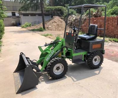 中国 1350mm電池の電気0.2cbm小型車輪の積込み機 販売のため