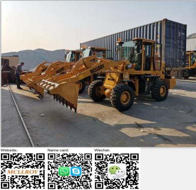 Cina 2400rpm motore di Ton Mini Wheel Loader 42kw Yunnei della parte anteriore 1,5 in vendita