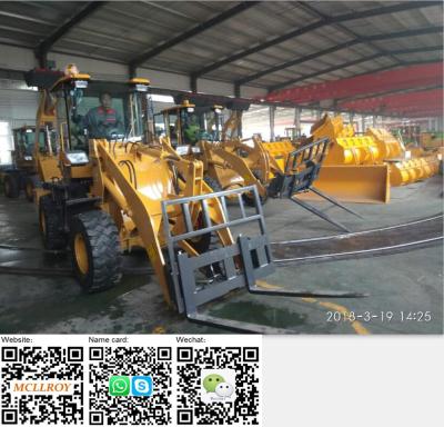 Cina motore di dumping di 2400rpm 3200mm 1800kg Mini Wheel Loader YUNNEI 490 in vendita