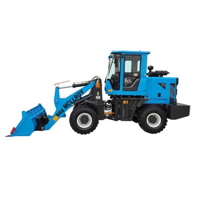 China Blauwe 58kw 3 Ton YN490 1,0 CbM Mini Wheel Loader Te koop