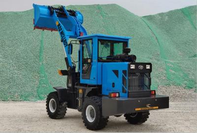 China Blauwe 58kw 3 Ton YN490 1,0 CbM Mini Wheel Loader Te koop