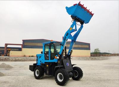 Cina interasse 58kw 1.0M3 Mini Wheel Front End Loader di 2200mm in vendita