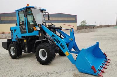Cina interasse 58kw 1.0M3 Mini Wheel Front End Loader di 2200mm in vendita