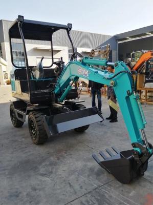中国 15KN 2.5トンのバケツ0.025M3の小型車輪の掘削機 販売のため