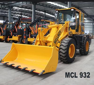 中国 ZL932/MCL932 3200mmの構造の塗布のための投げ出す高さの油圧車輪の積込み機 販売のため