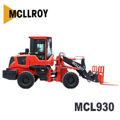 Cina Caricatore Mini Construction Machines della ruota del compatto del peso 3700kg di MCL930 ZL930 Mini Articulated Wheel Loader Operating in vendita