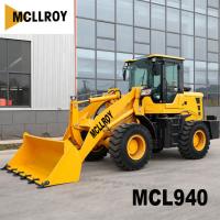 China 3500mm Dumping Height Hydraulic Wheel Loader For Construction for sale
