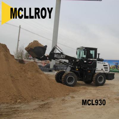 Cina Il MINI CARICO 1800KG del TASSO del CARICATORE MCL930 ZL930 della RUOTA SCARICA MACCHINE della COSTRUZIONE del CARICATORE della GOMMA DI GOMMA 20.5-16 di ALTEZZA 3.2M le MINI in vendita