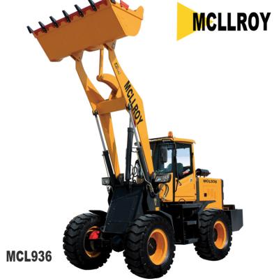 Cina Gomma di gomma dello scarico di Mini Wheel Loader Zl 936 Rate Load 2000kg del secchio di potenza del motore in vendita